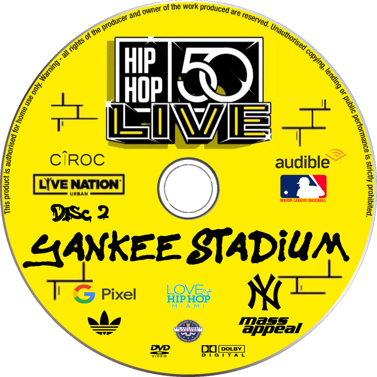 Hip Hop 50 Live At Yankee Stadium [DVD] [DISC ONLY] [2023] - Seaview Square Cinema