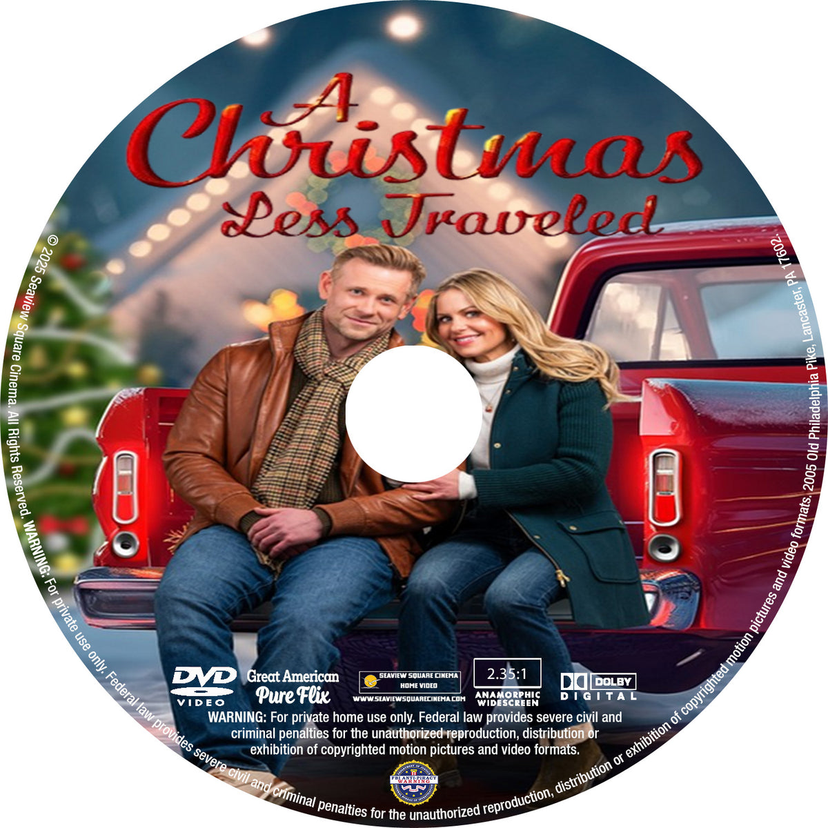 A Christmas Less Traveled [DVD] [DISC ONLY] [2024] - Seaview Square Cinema