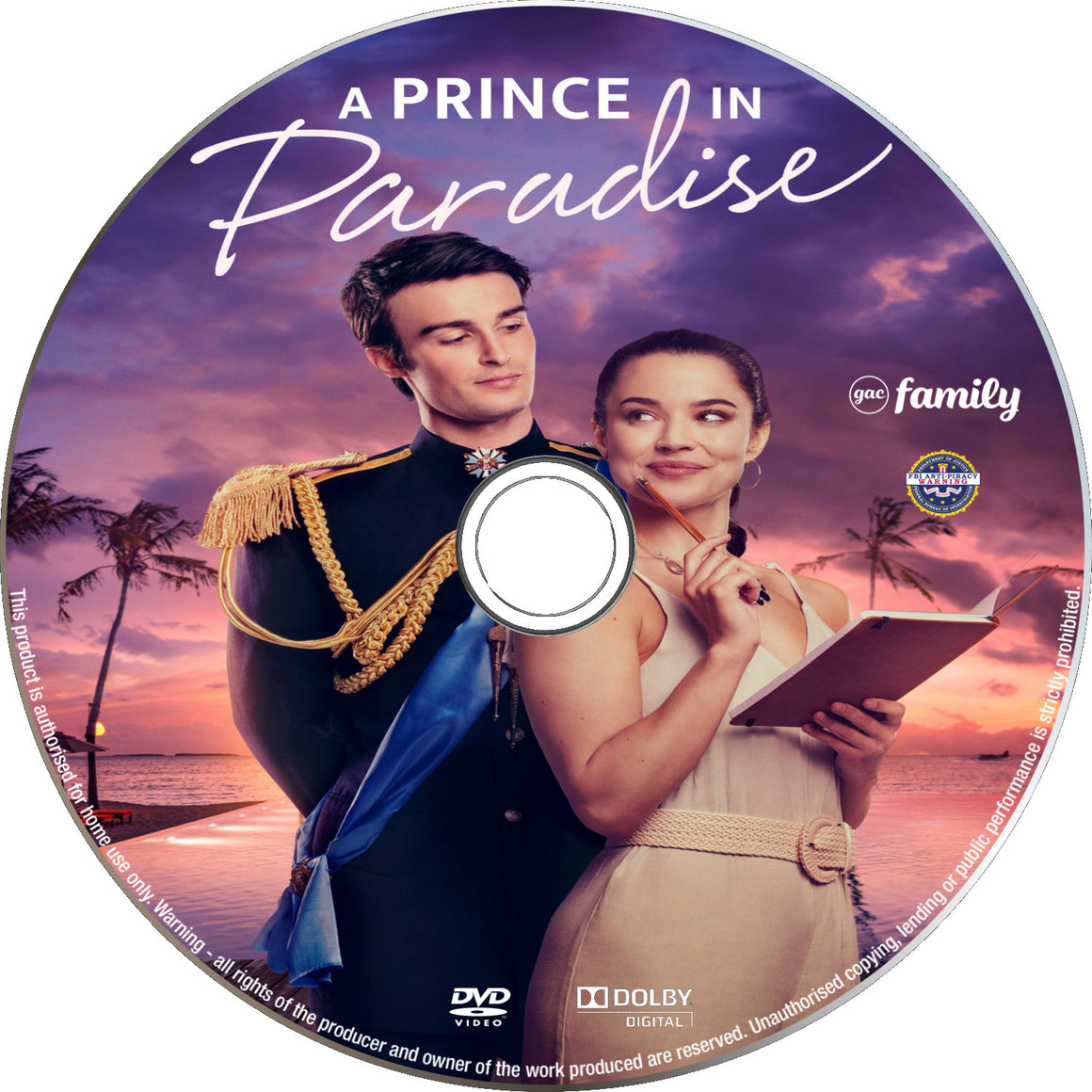 A Prince In Paradise [ALSO KNOWN AS A Royal In Paradise] [DVD] [DISC ONLY] [2023] - Seaview ...