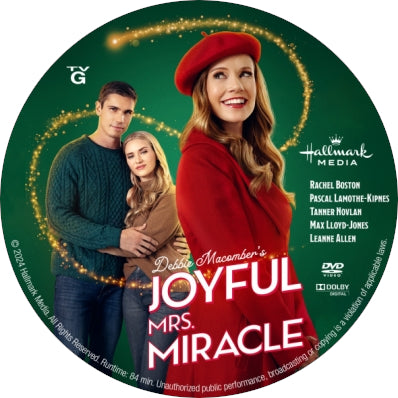 Debbie Macomber's Joyful Mrs. Miracle [DVD] [DISC ONLY] [2024 ...